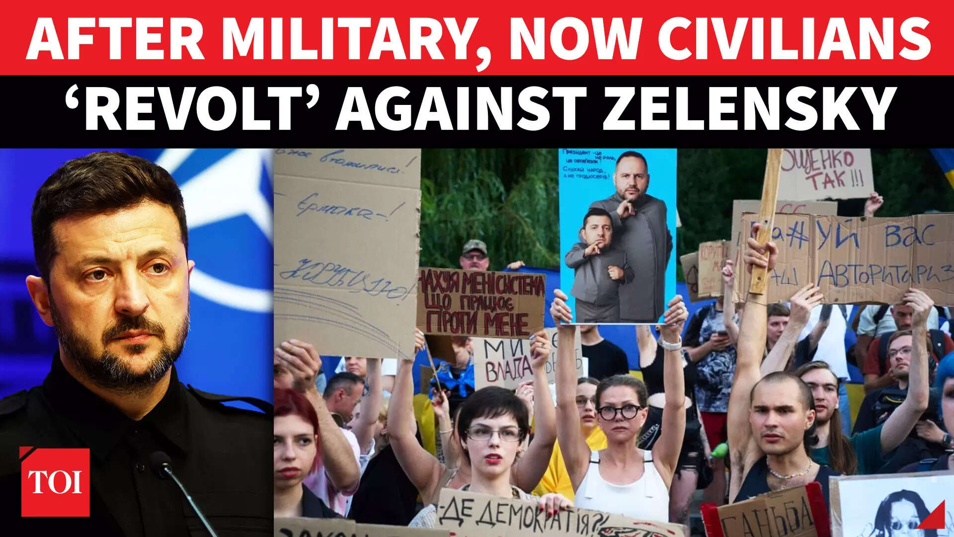 'Zelensky Is Criminal': Ukrainians Erupt In Anger In Kyiv Amid $100 ...