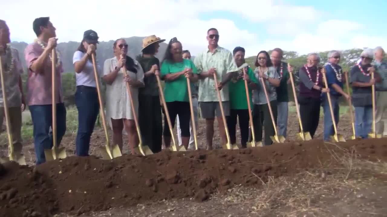 Blessing, groundbreaking held for Waimanalo homeless community program