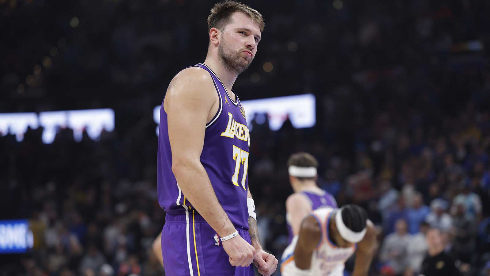 Lakers’ Adou Thiero reacts to Giannis making sure he got his game ball ...