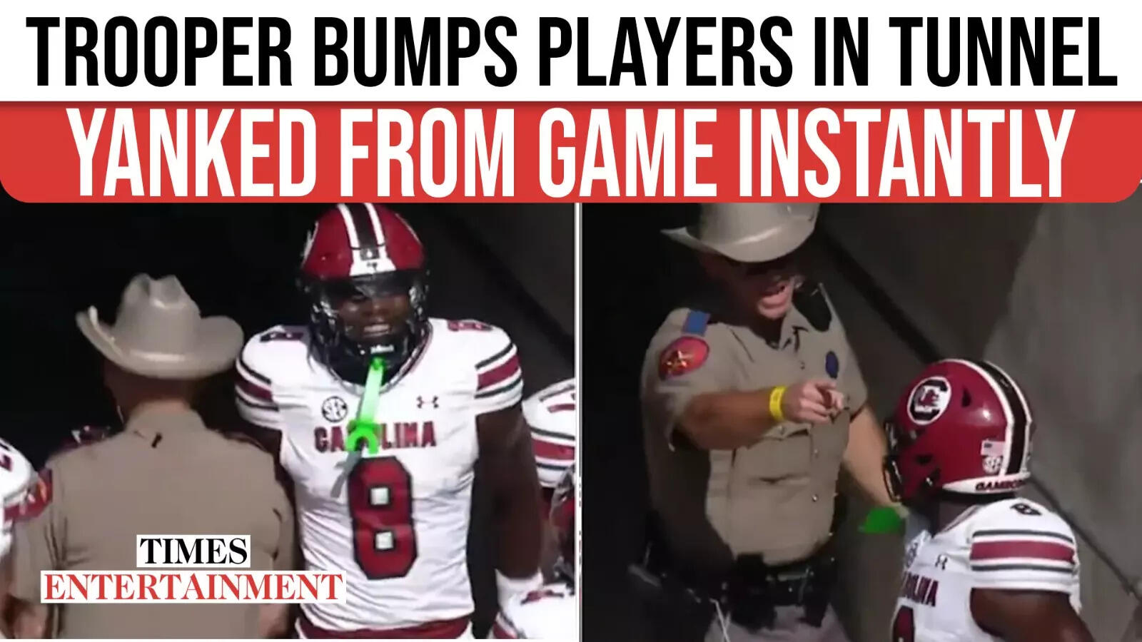 Trooper Pulled From Texas A&M Game After Tunnel Bump on South Carolina ...