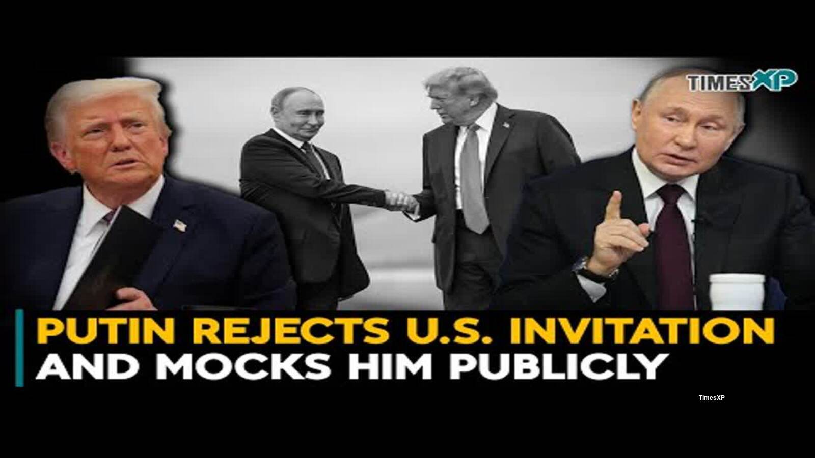 Putin Rejects U.S. Invitation & Mocks Donald Trump Publicly| U.S ...