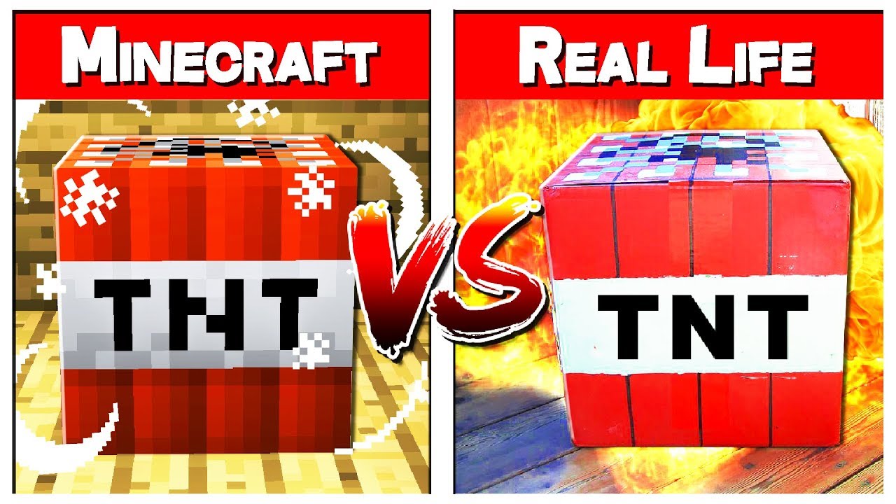What Happens When You Bring TNT to Real Life Minecraft