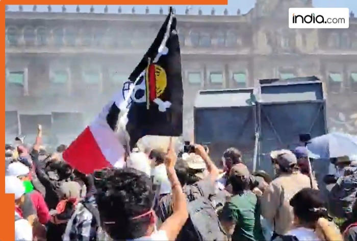 Walls of presidential residence demolished, police attacked with ...