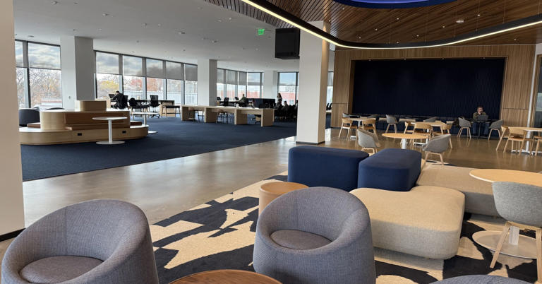 Inside Ford's new world headquarters: Scratch kitchens, rotisserie ...