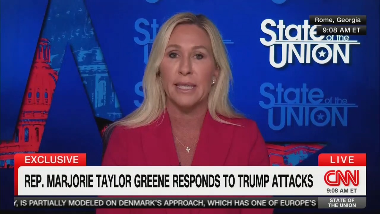 Marjorie Taylor Greene Excoriates Trump in CNN Interview for Calling ...