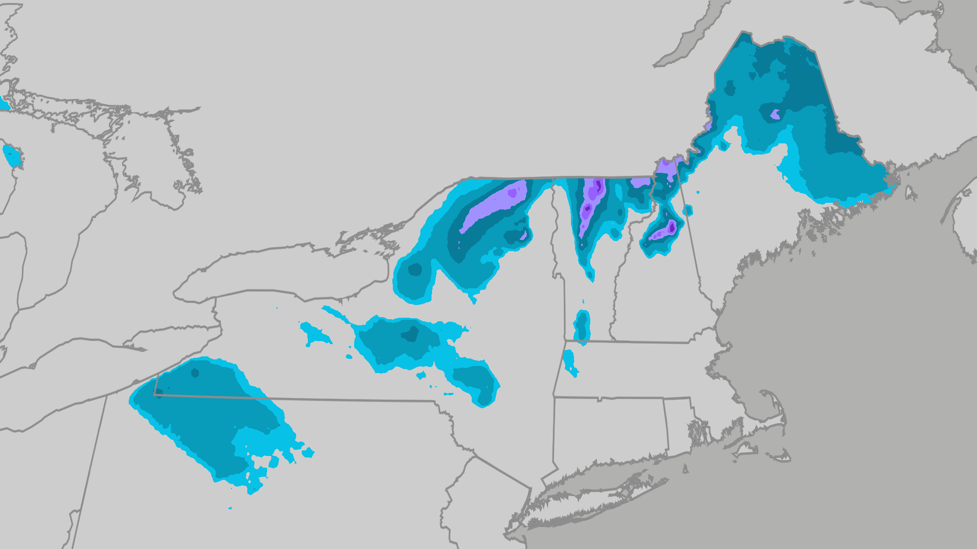 Lake-Effect Snow, Gusty Winds And Ice For New England