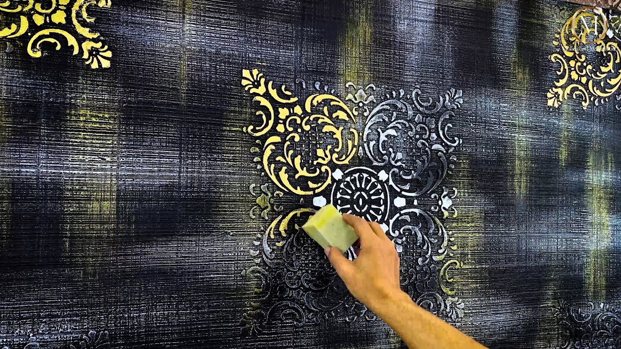 Create your own luxurious wall decor in simple steps 🏠🌟