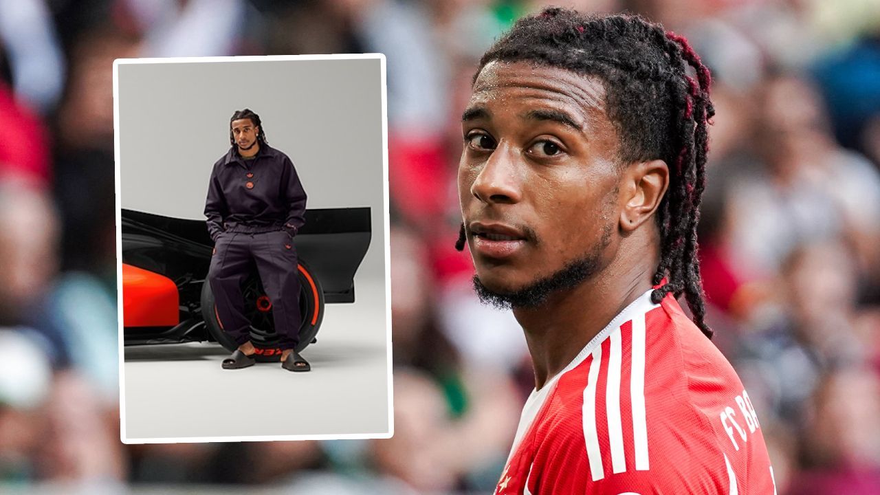 FC Bayern: Michael Olise mit neuem Look bei Audi-Präsentation