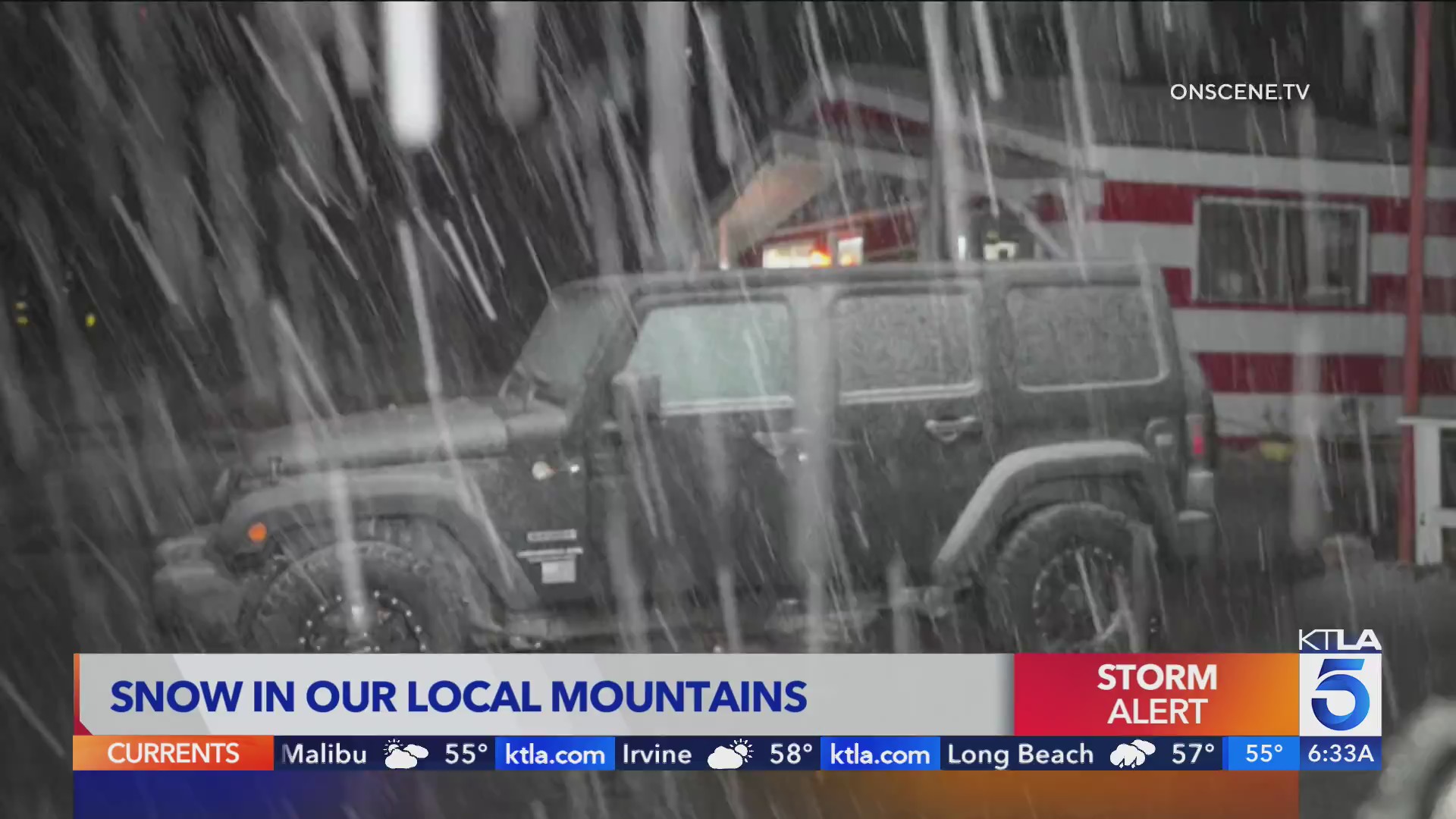Snow hits our local mountains