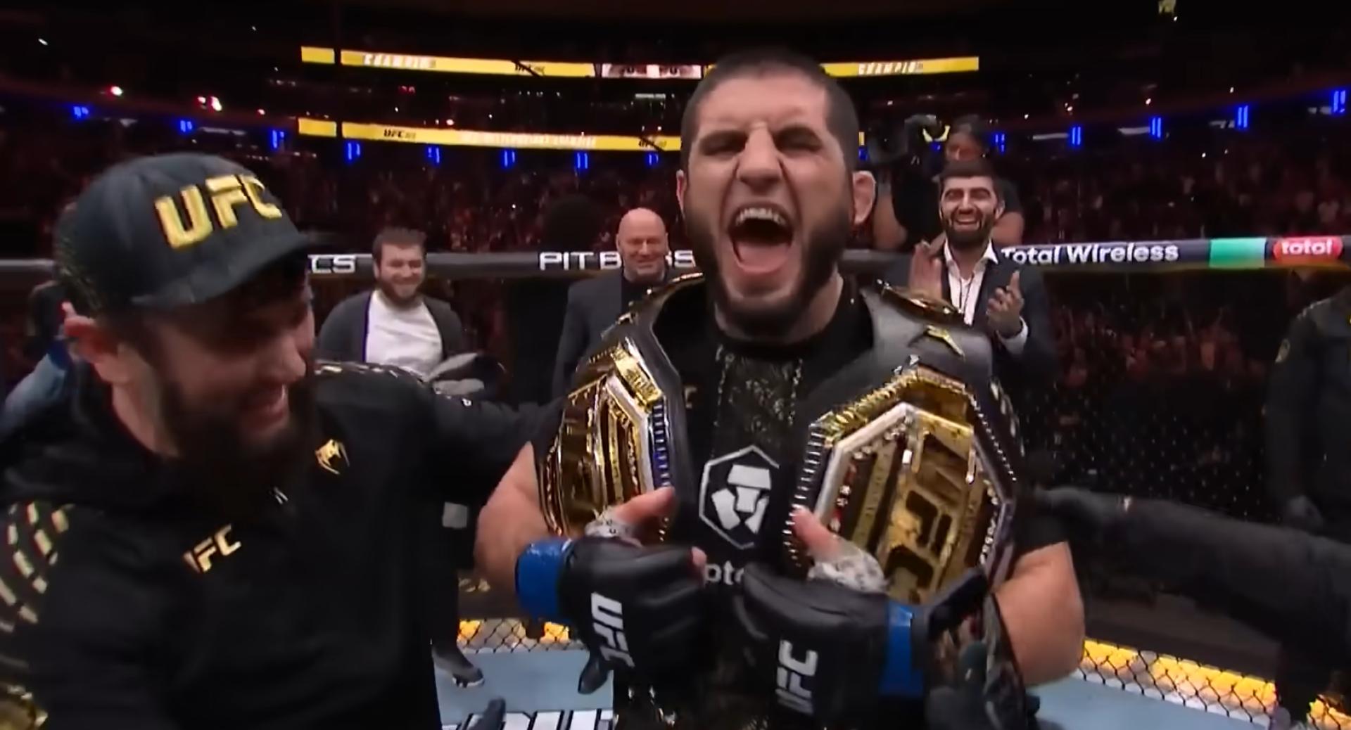 Islam Makhachev shuts down lightweight fight with Ilia Topuria