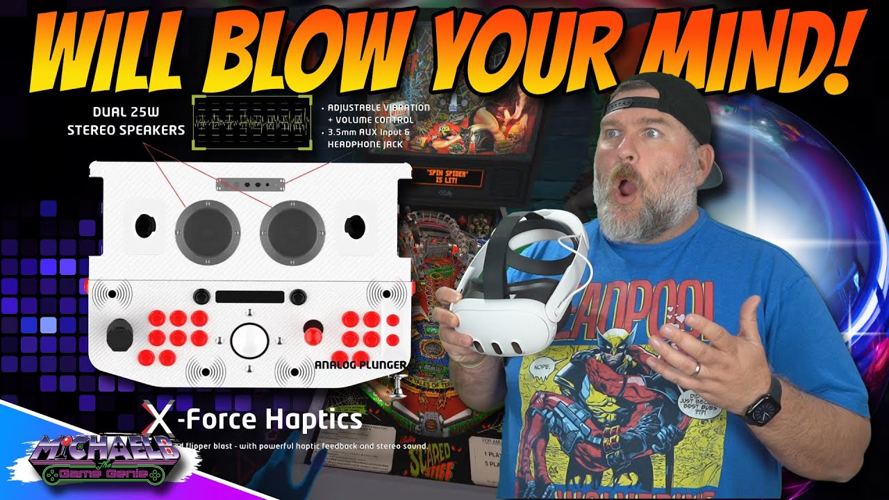 X-Force Haptics Kit Transforms X-Arcade 2TV-XR VR Experience