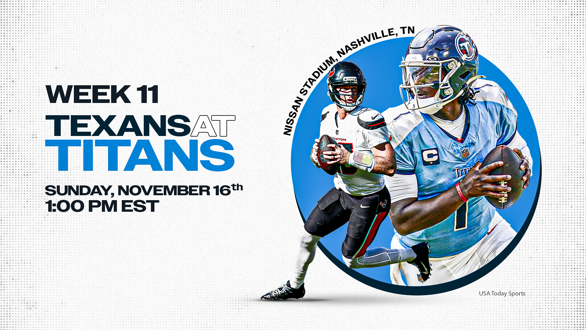 Texans vs. Titans live updates: NFL Week 11 score, highlights