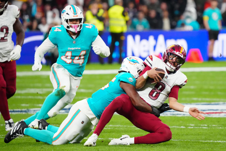 Miami Dolphins grades in OT win over Washington include excellence from ...