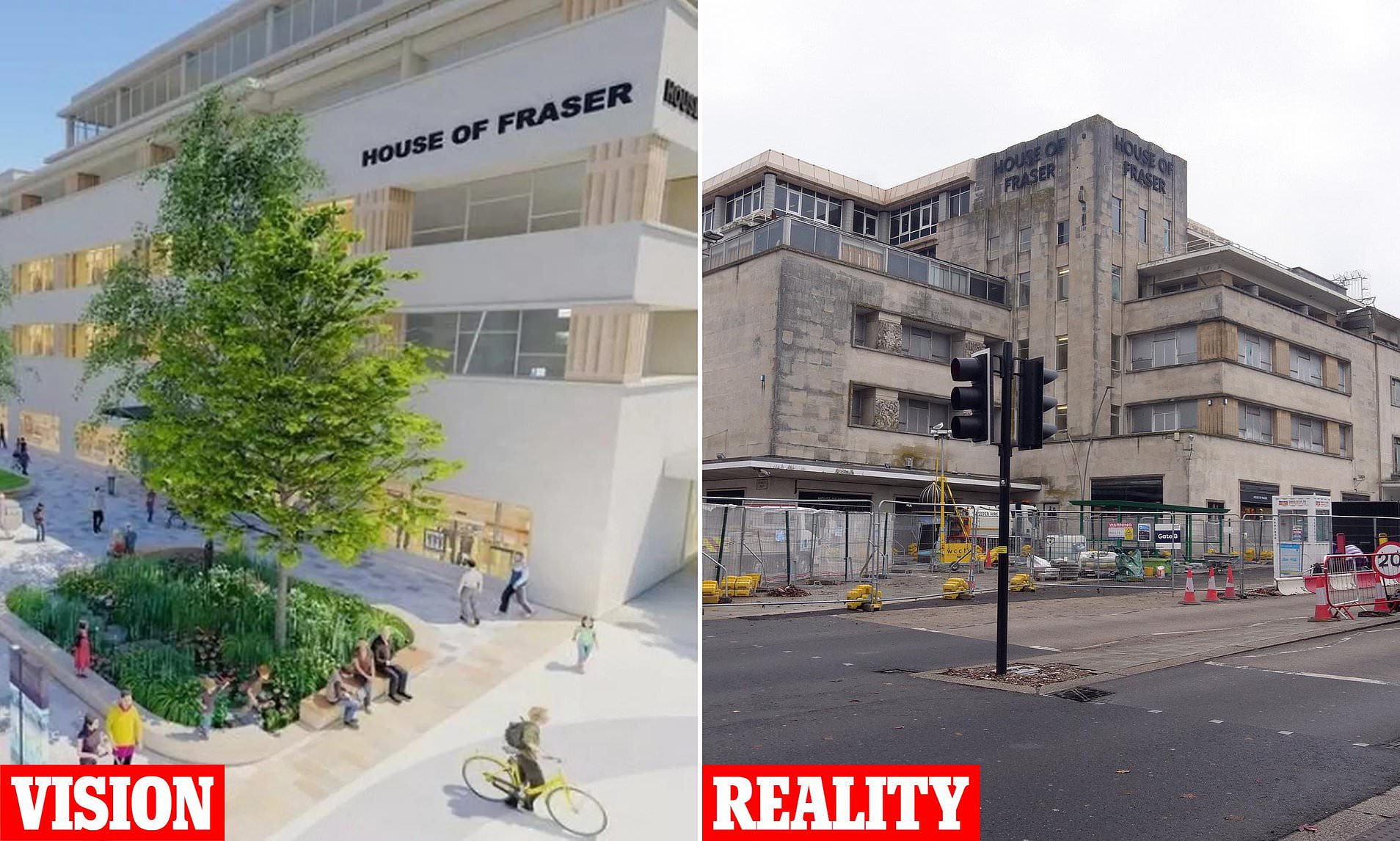 Shoppers furious after council spends nearly £40m on 'abysmal' revamp ...