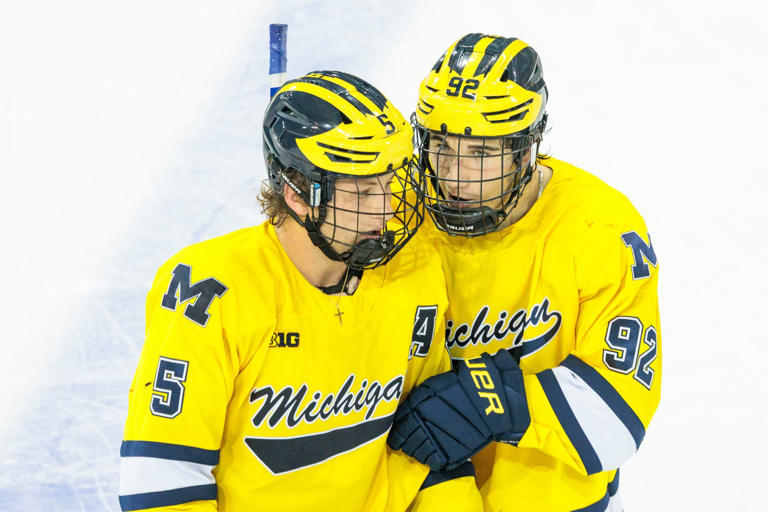 No. 2 Michigan dominates series opener but drops game 2 vs. No. 5 Penn ...