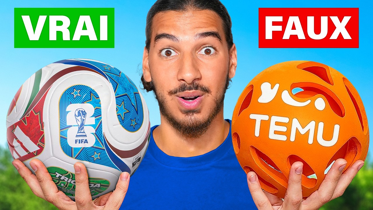 J'ai testé des faux produits de foot TEMU!