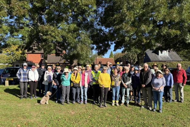 Countryside walk raises hundreds of pounds for charity