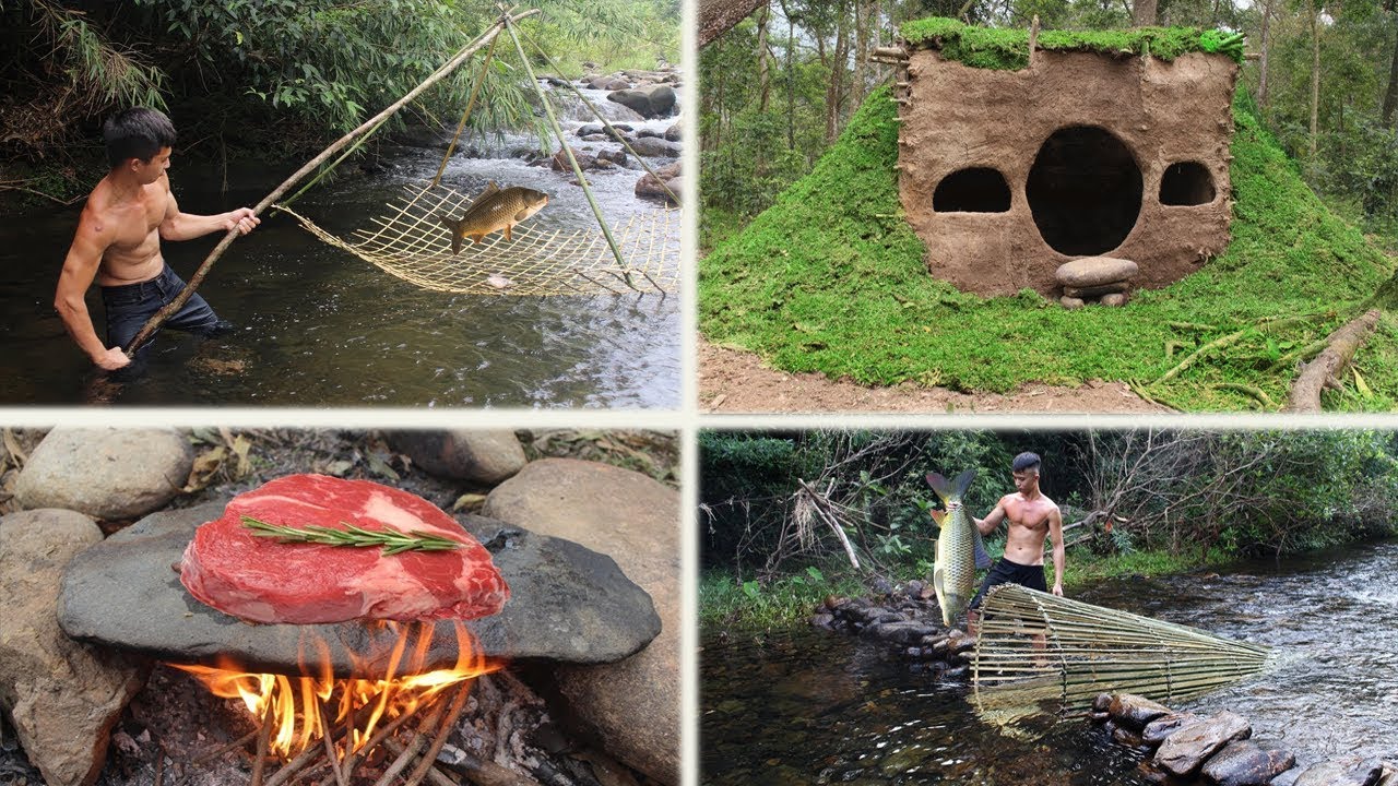 Building a hut from scratch