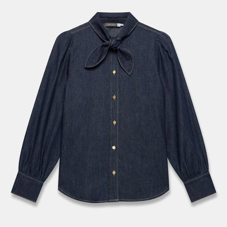 Helen Skelton demonstrates how to make denim shirts work for all ...