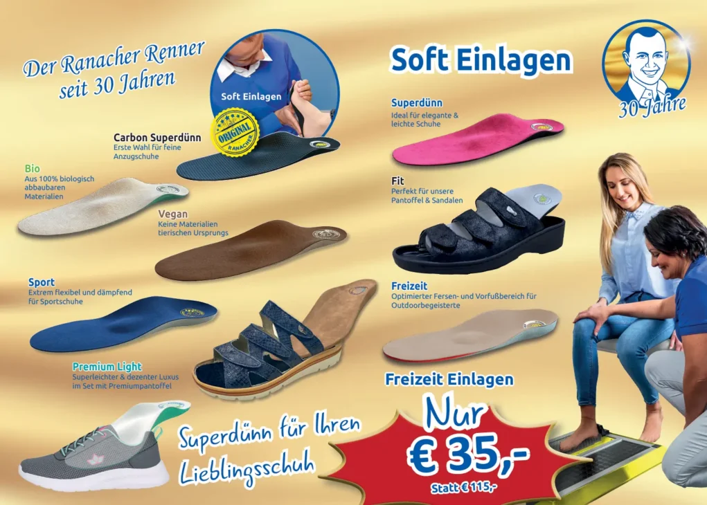 Soft Einlagen zum Jubiläumspreis: Sehr begehrt & nur noch für kurze Zeit