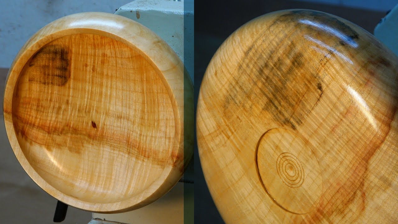 Woodturning: Gorgeous fiddleback box elder!