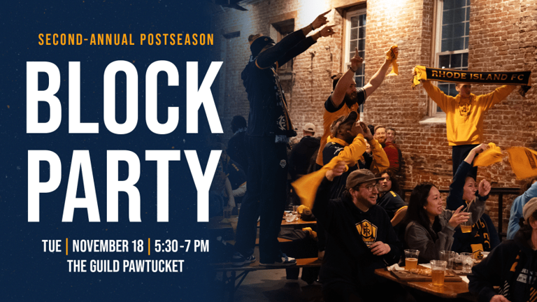 RIFC to hold postseason block party Tuesday night