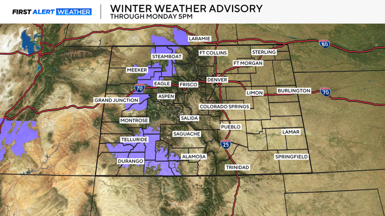 Winter snow and high winds to hit Colorado mountains Sunday night ...