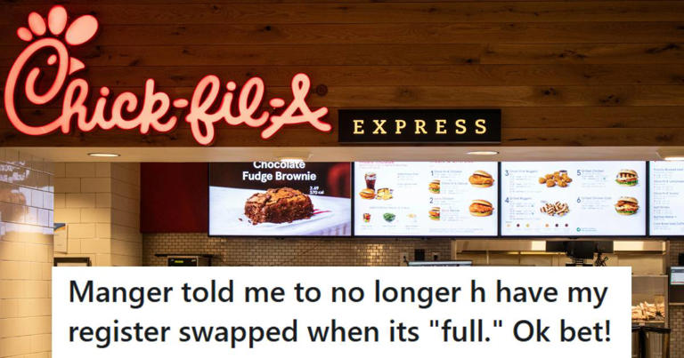Chick-Fil-A Employee Follows Manager’s Rule To Stop Cash Drops, And ...