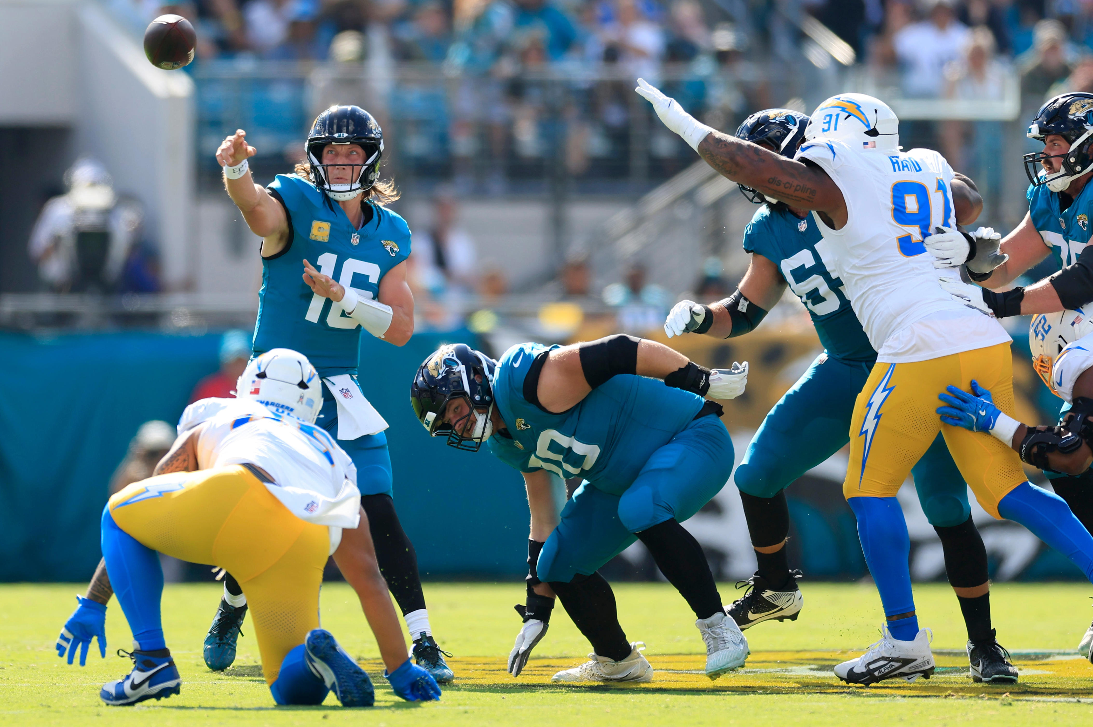 Jacksonville Jaguars blowout LA Chargers 35-6 to firmly remain in ...