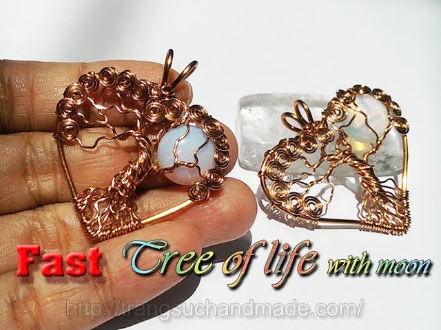 Tree of life with moon in heart for Women's Day - Fast version 319
