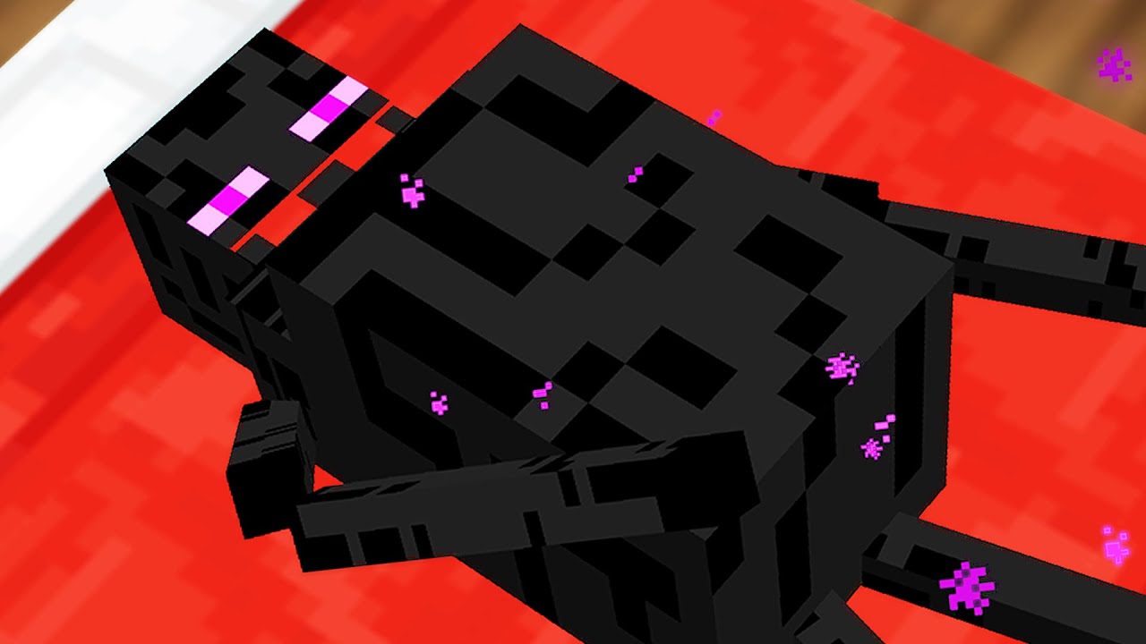 Minecraft mobs after staying inside for a year