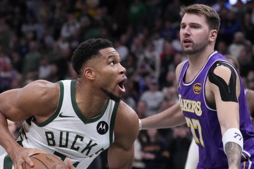 Giannis Antetokounmpo prend la défense des Lakers face à un arbitre ...