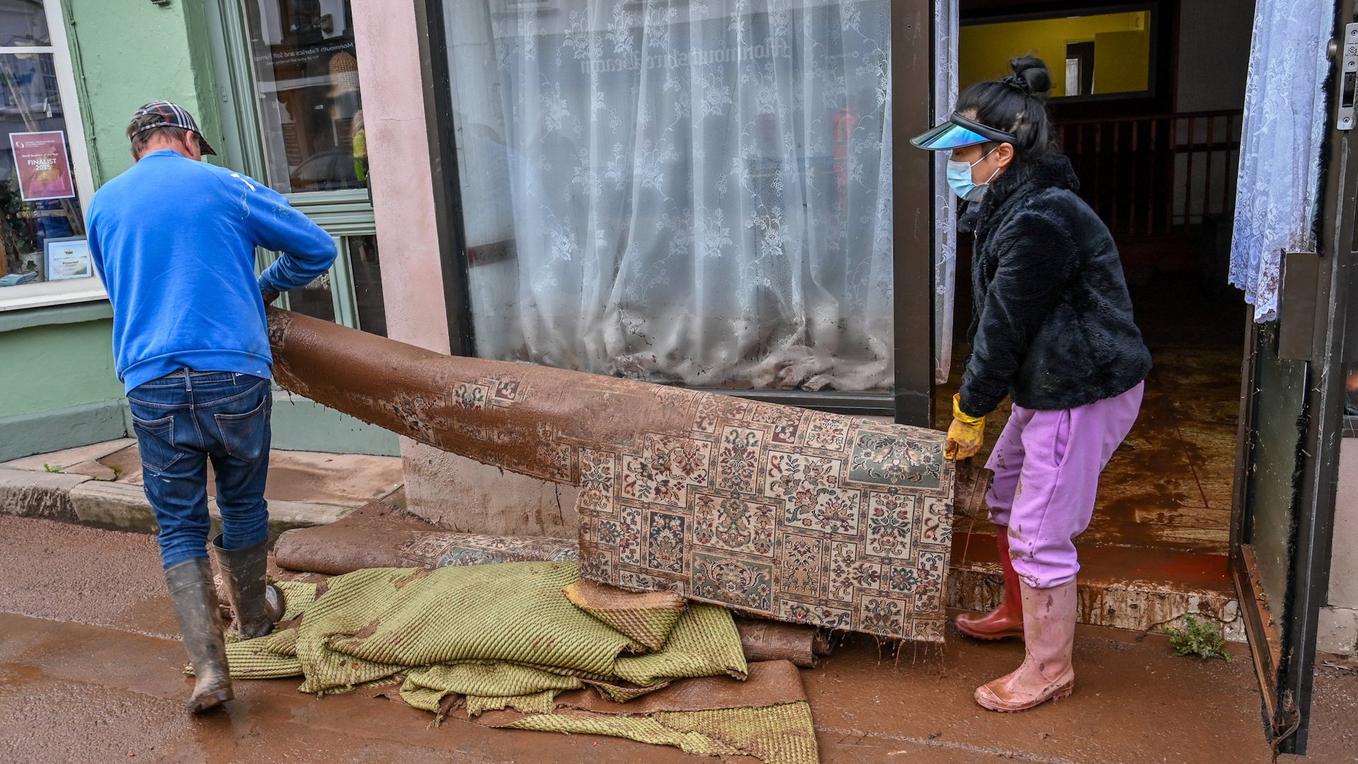 Residents react to Monmouth flooding after Storm Claudia damage
