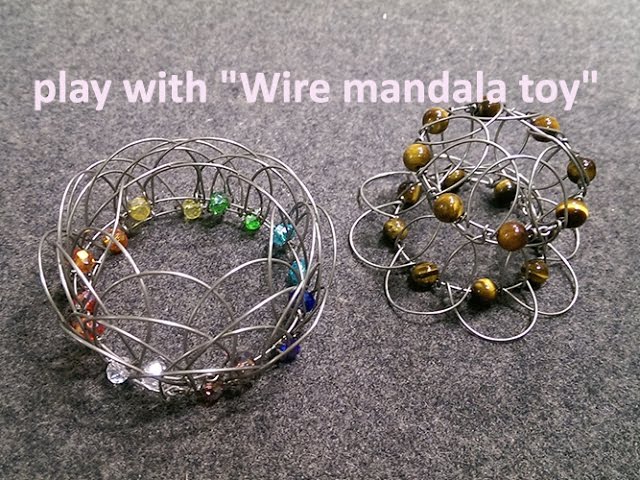Play with wire mandala toy - play with wire 240