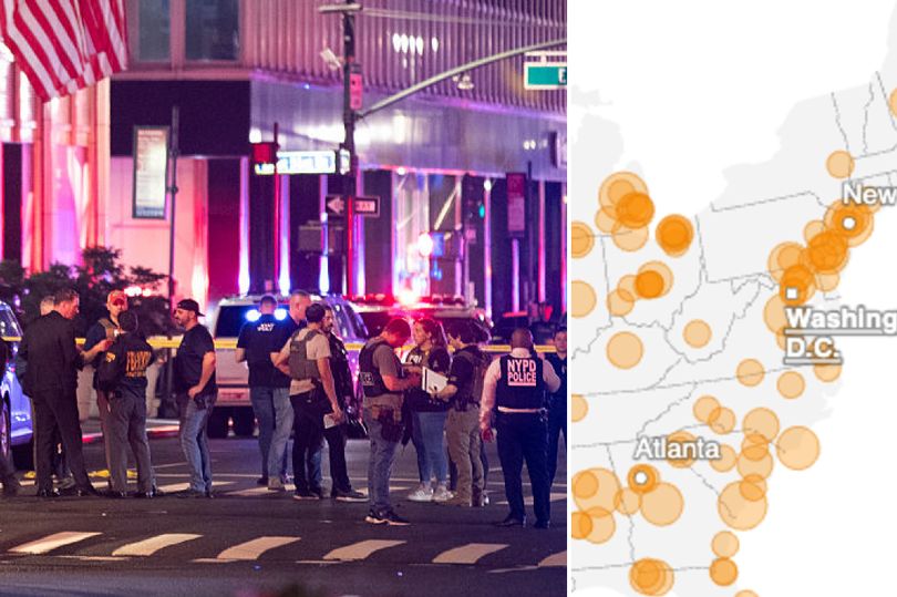 Mass shooting map reveals numbers behind US gun crime epidemic as more ...