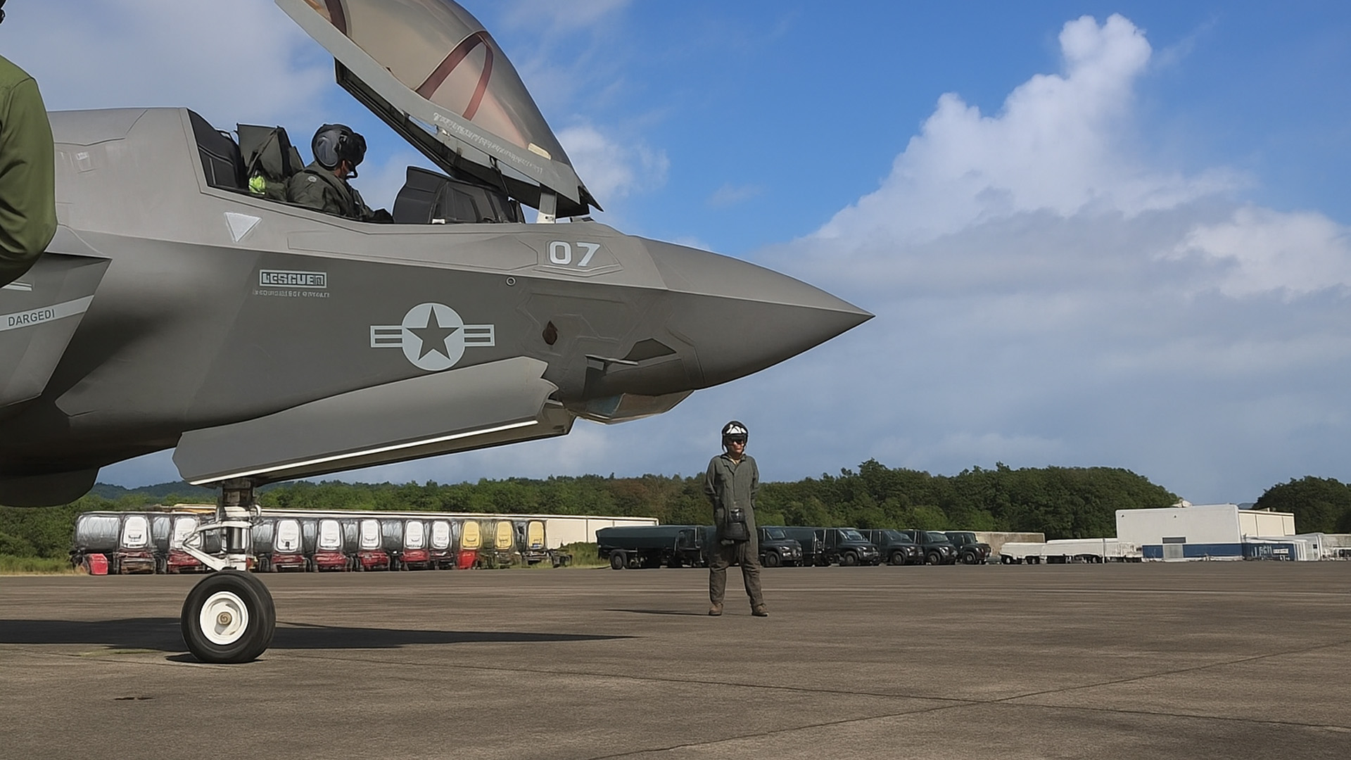 VMFA-225 Trains in Skies Above Puerto Rico