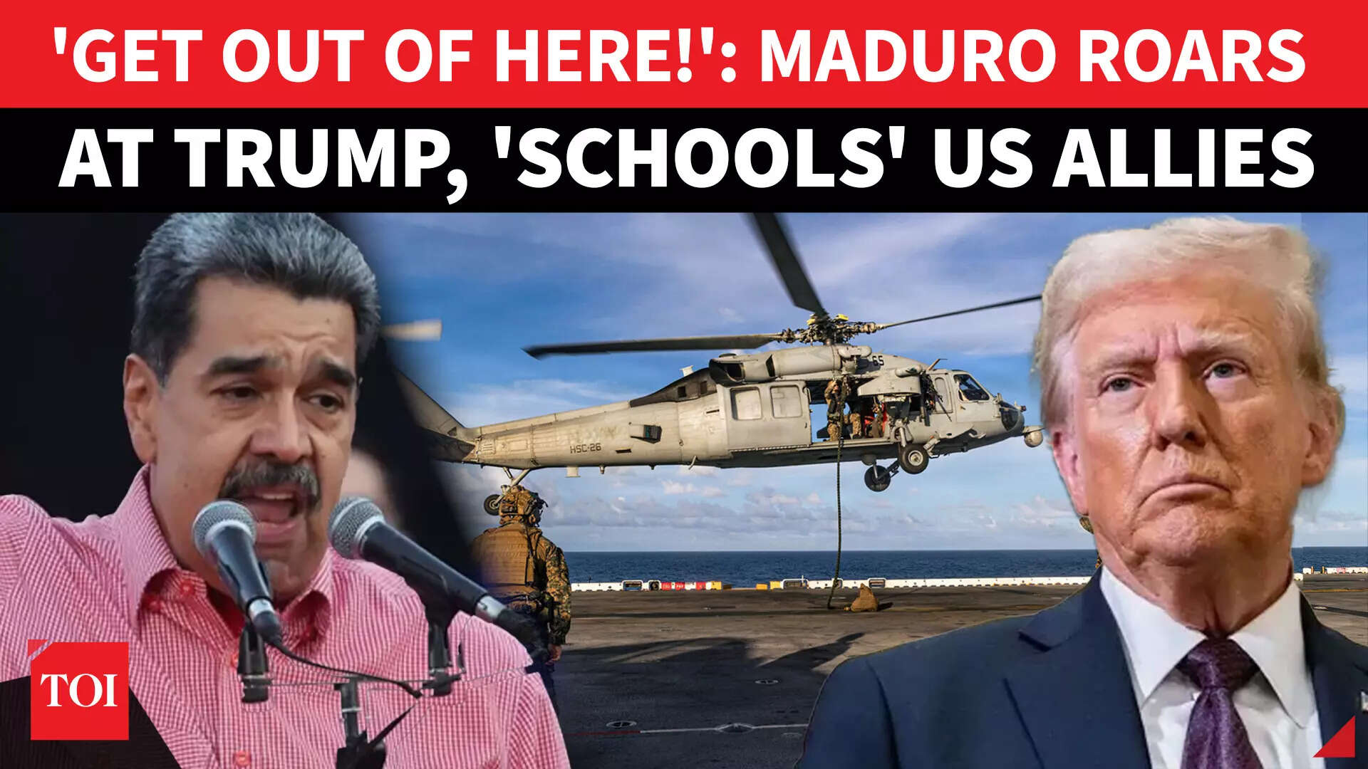 Maduro Thunders At Trump Ally As US Warships Close In On Venezuela | 'Do You Want To Be Slaves?'