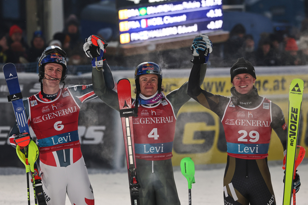 Pinheiro Braathen wins slalom to give Brazil its first Alpine skiing ...