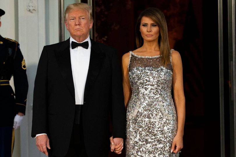 Excruciating moment Melania Trump refuses to hold Donald's hand after ...