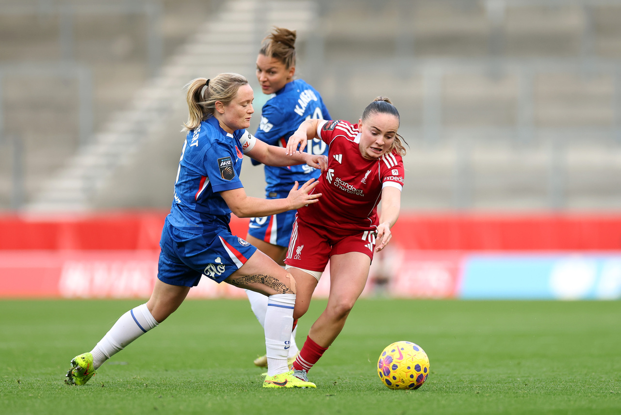 WSL: Chelsea drop points against Liverpool