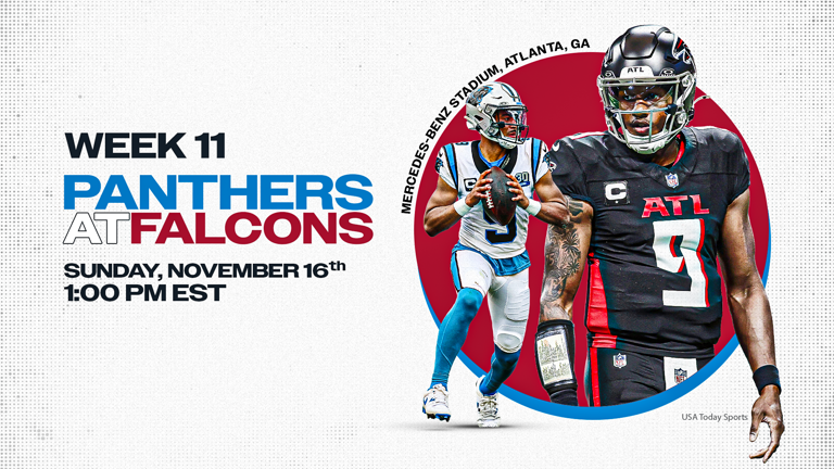 Falcons vs. Panthers live updates: Start time, TV channel, inactives ...