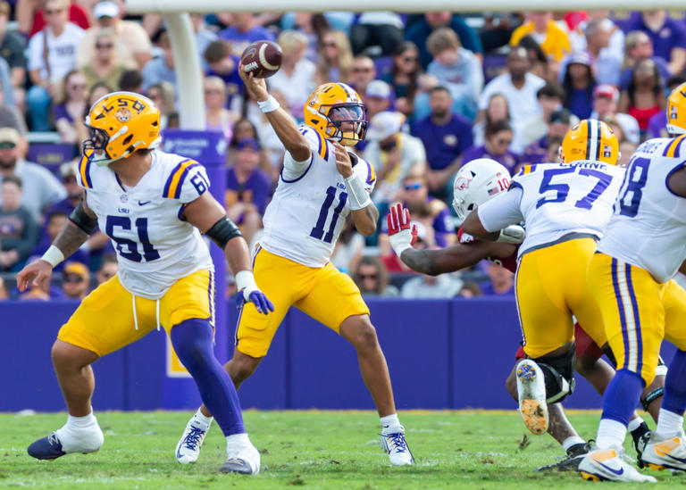 LSU football coach Frank Wilson grades Michael Van Buren's first start ...