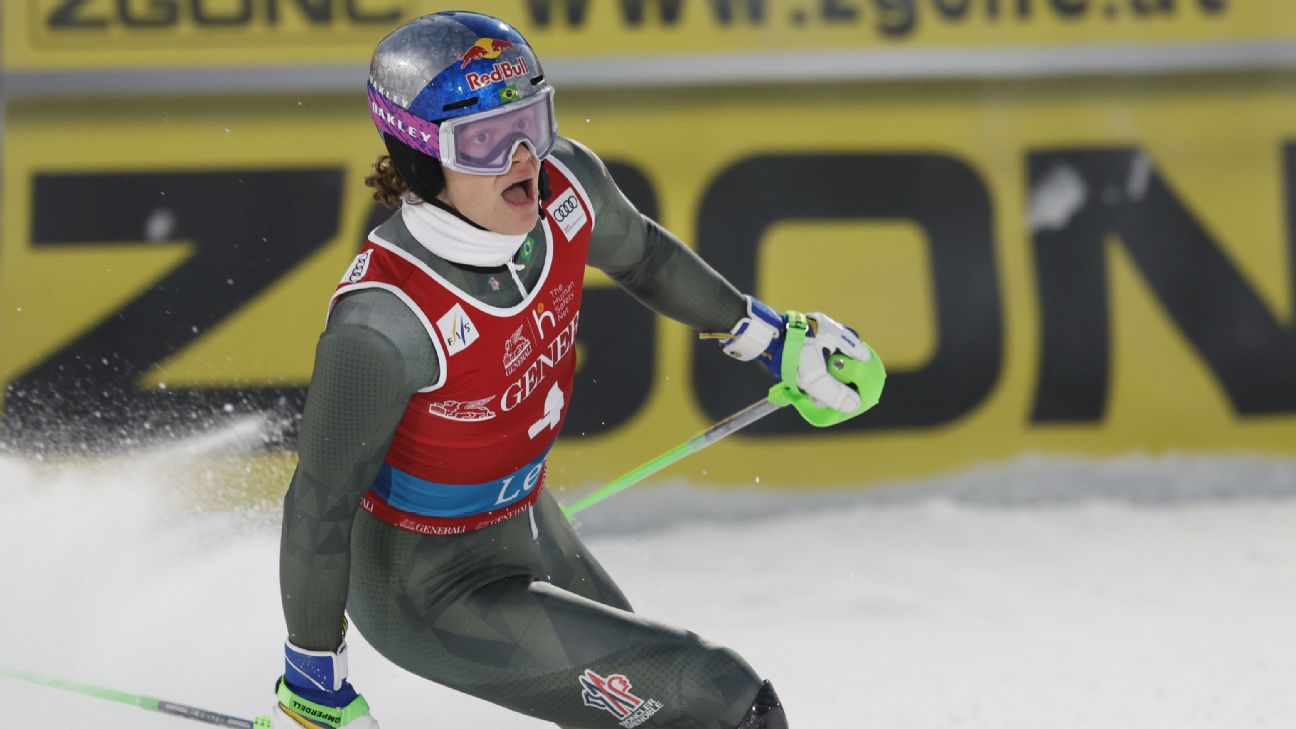 Lucas Pinheiro Braathen wins slalom in breakthrough for Brazil