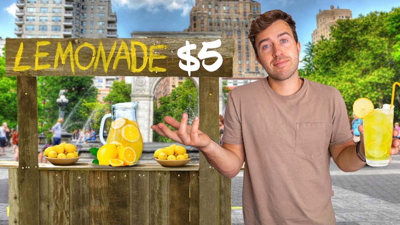I opened a lemonade stand to pay my NYC rent
