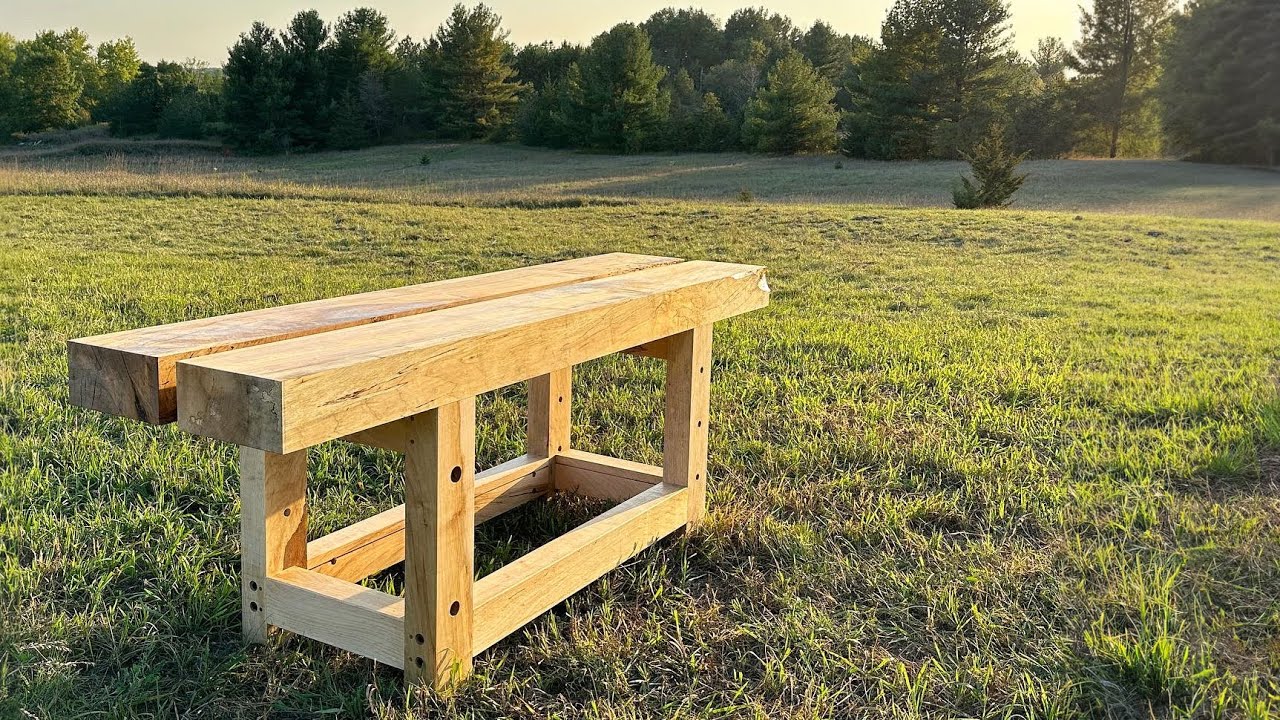 Basic split top Roubo workbench build