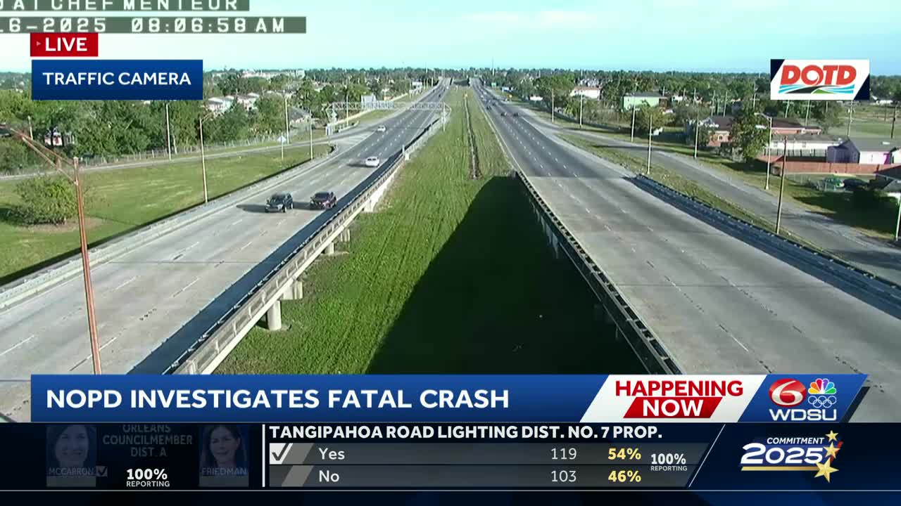 1 man, 1 woman dead following separate crashes in New Orleans