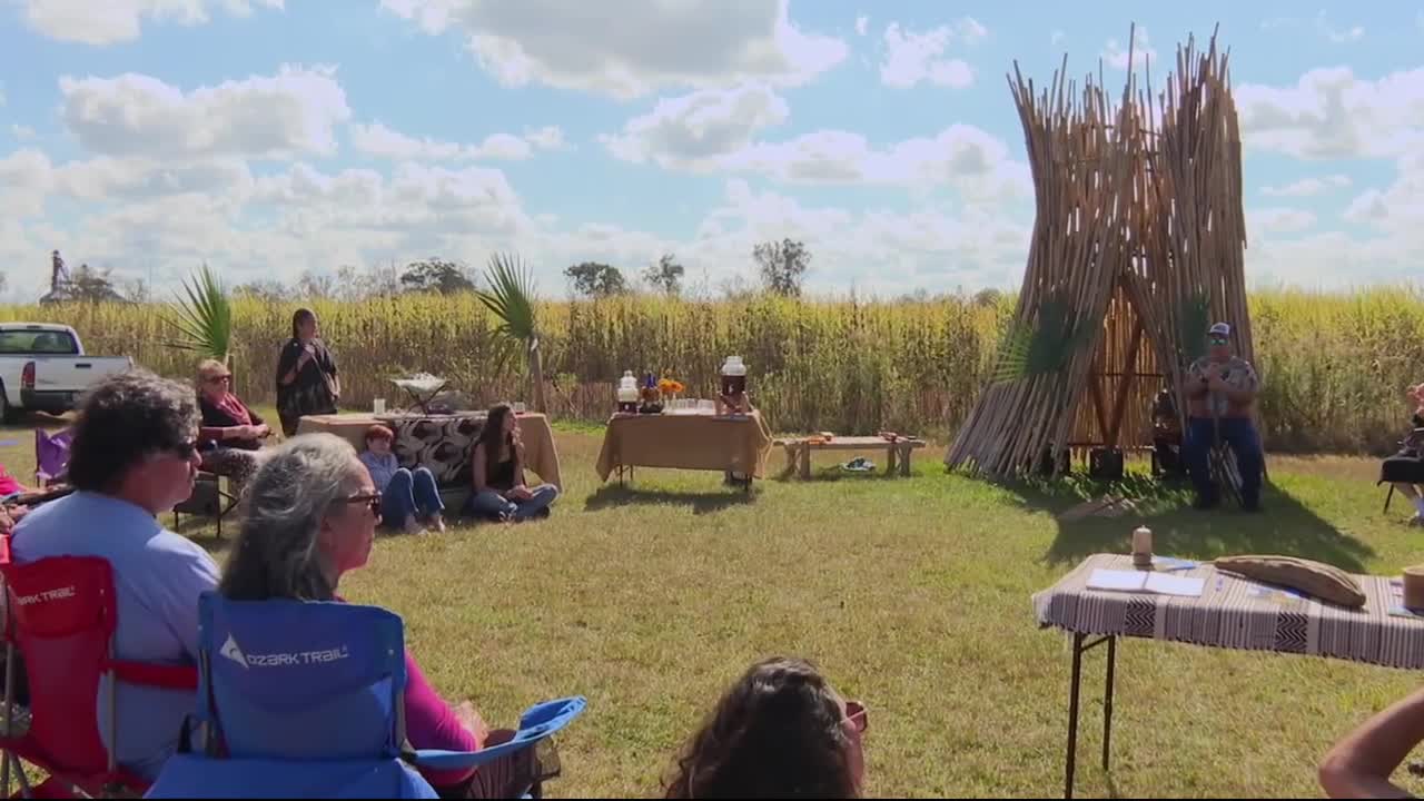 Bamboo tipi unveiled in Arnaudville