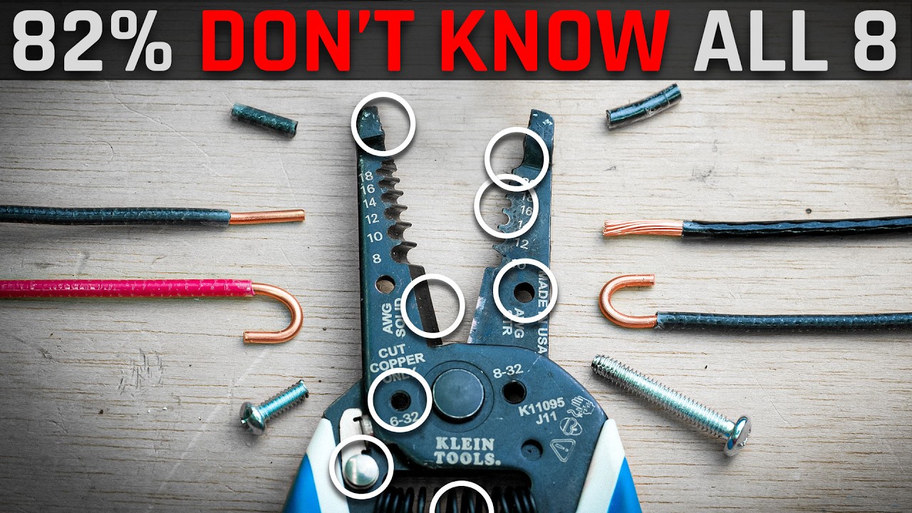 I discovered 8 must-know wire stripper features 🔧