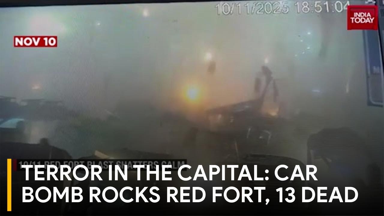 Terror In Delhi: Red Fort Car Blast Kills 13; Doctor Identified As ...