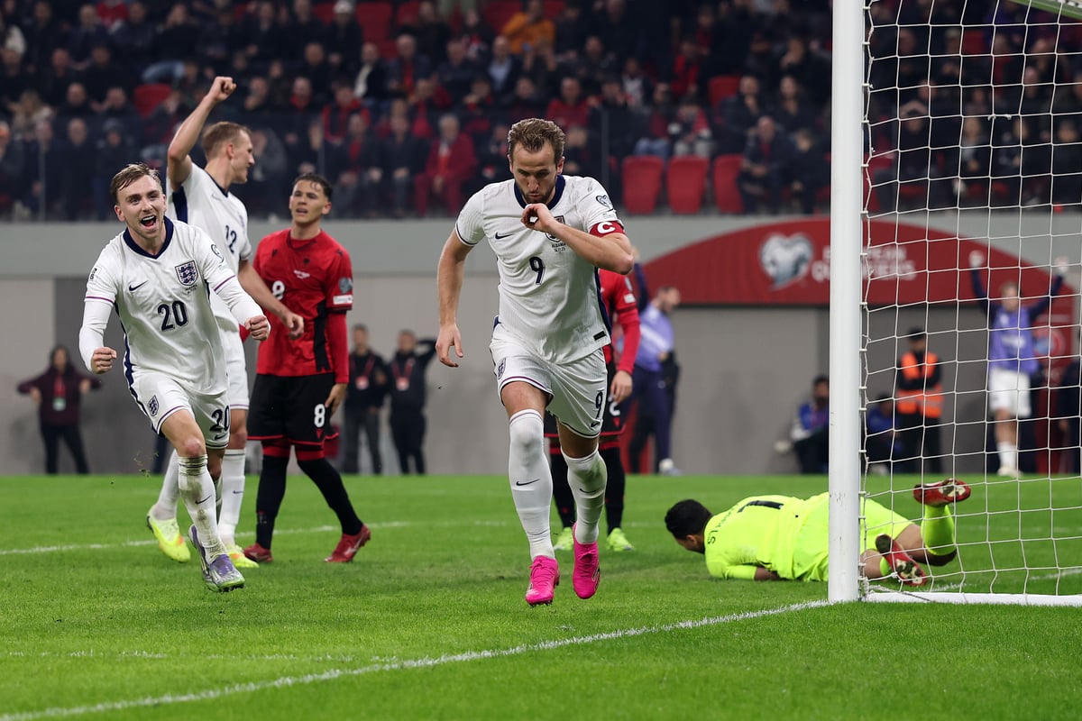 Albania 0-2 England: Kane hits brace as Three Lions win again - LIVE